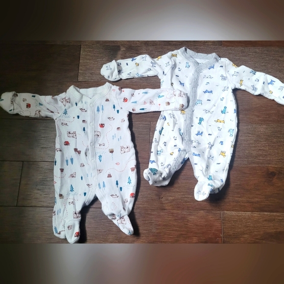 Carter's | One Pieces | Carters Newborn Sleeper Pajamas Built In Hand ...